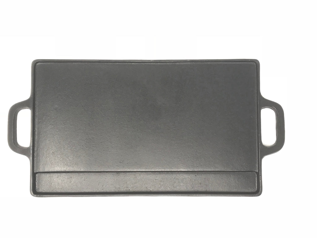 Cast Iron Reversible Rectangle Griddle – Aura Outdoor Products